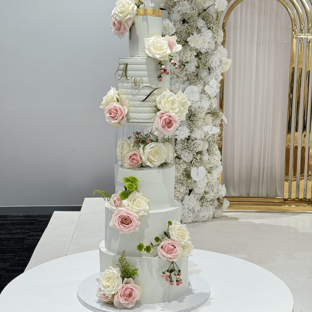 6 Tier Wedding Cake – FoodVoyageur