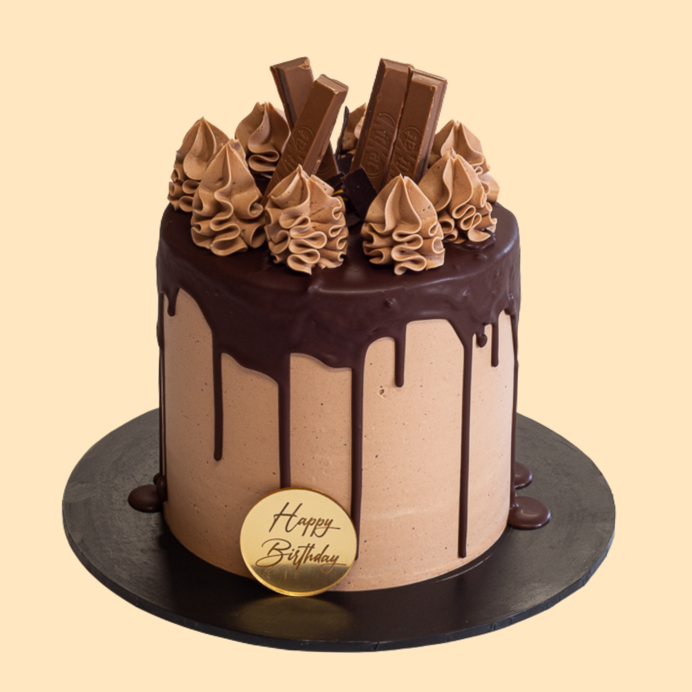 kitkat drip cake