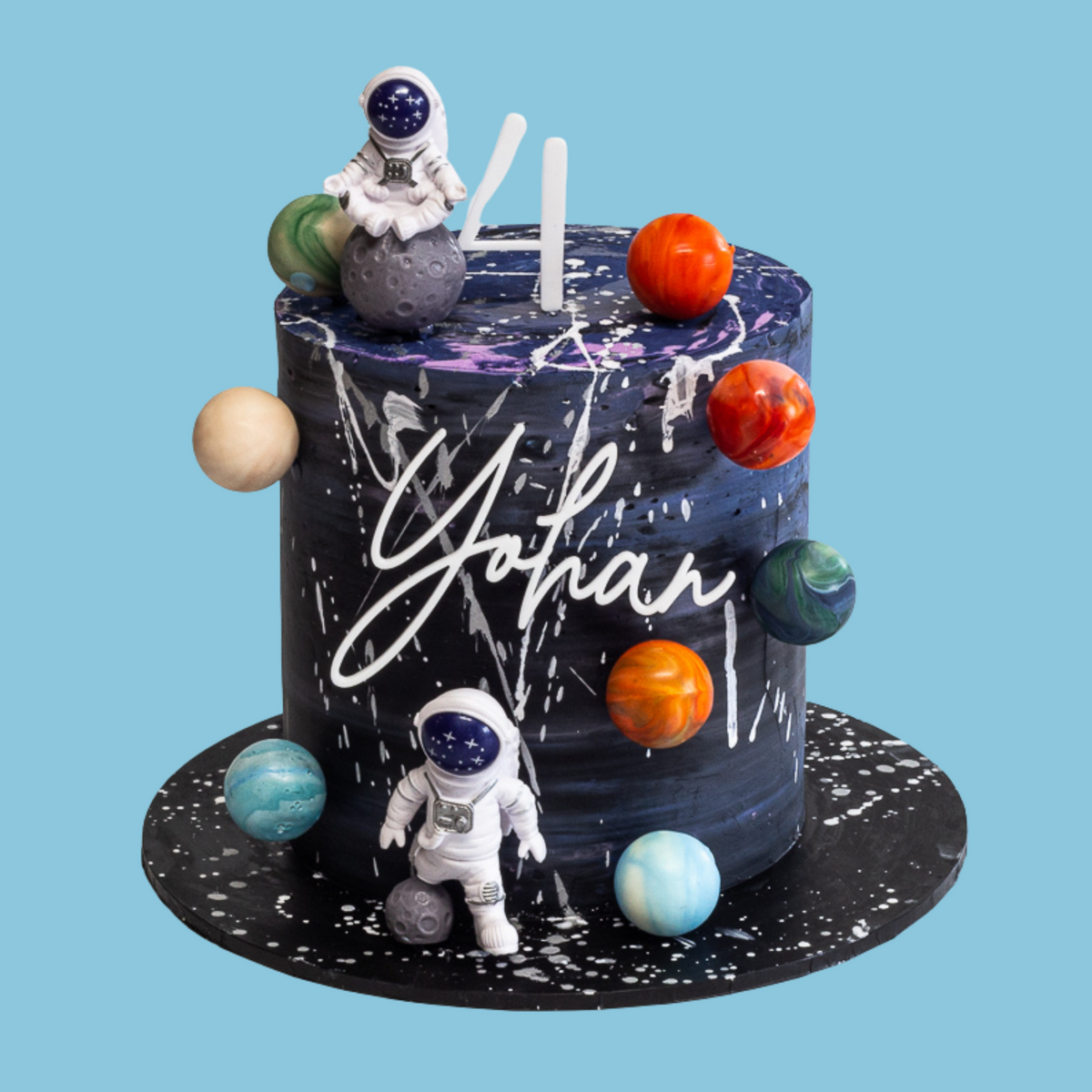 Space Theme Cake – FoodVoyageur